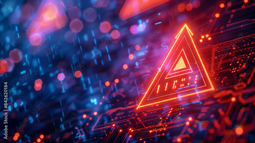 Alert notification on a digital exchange platform warning users of a ...