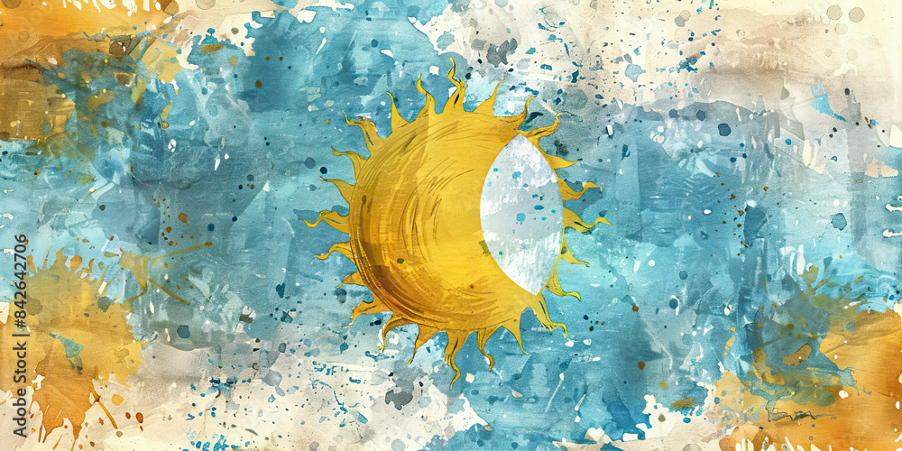The Sun and Moon: The Flag of Kazakhstan as a Symbol of Unity and ...