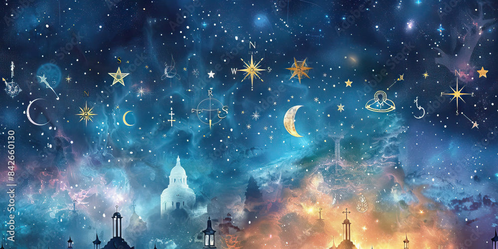 The Celestial Map: Religions as Stars in the Cosmic Sky - Picture ...