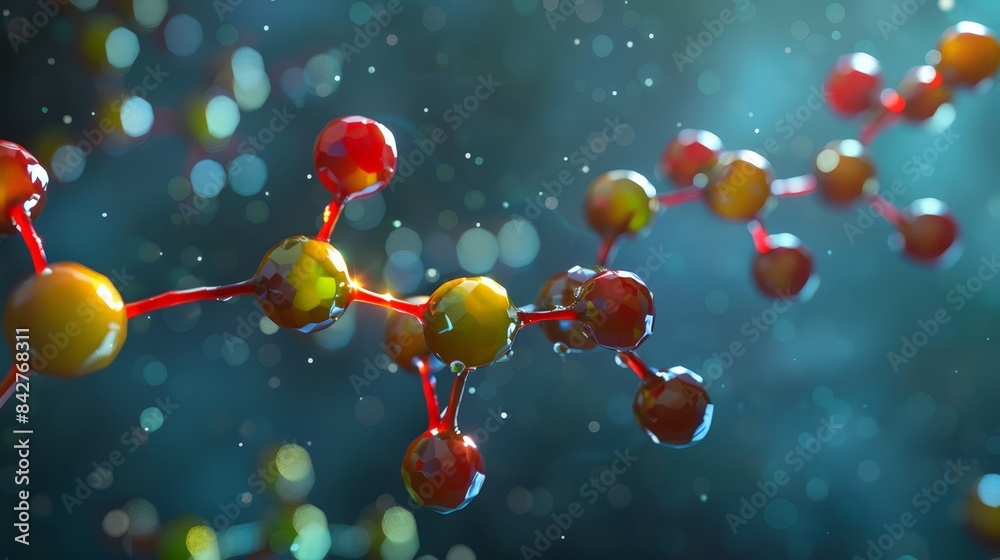 Create an image of a molecule of ammonia (NH3), showing its trigonal ...