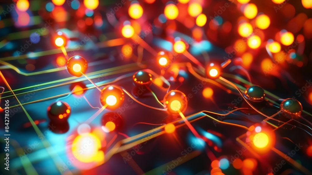 Illustrate a semiconductor material with electrons moving across a p-n ...