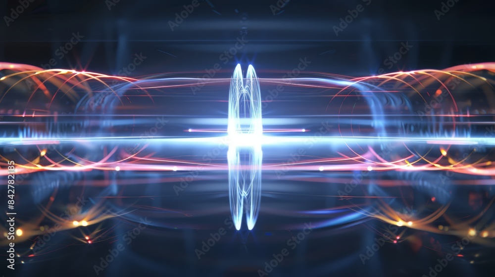 Illustrate the double-slit experiment with electrons, demonstrating the ...