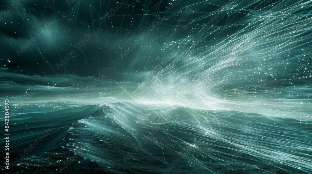 Bioluminescent ocean data network subsea stations linked via light ...