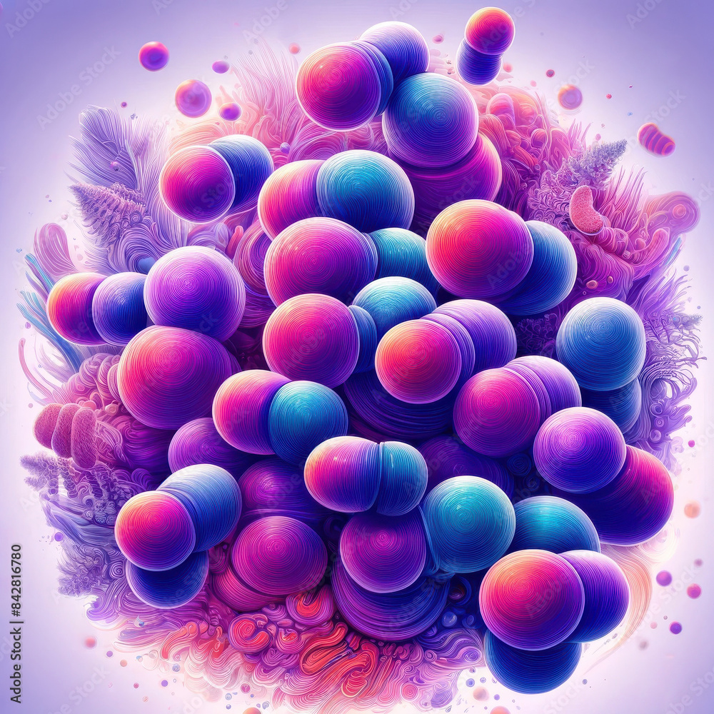 Microscopic views of Staphylococcus aureus is a common cause of skin ...