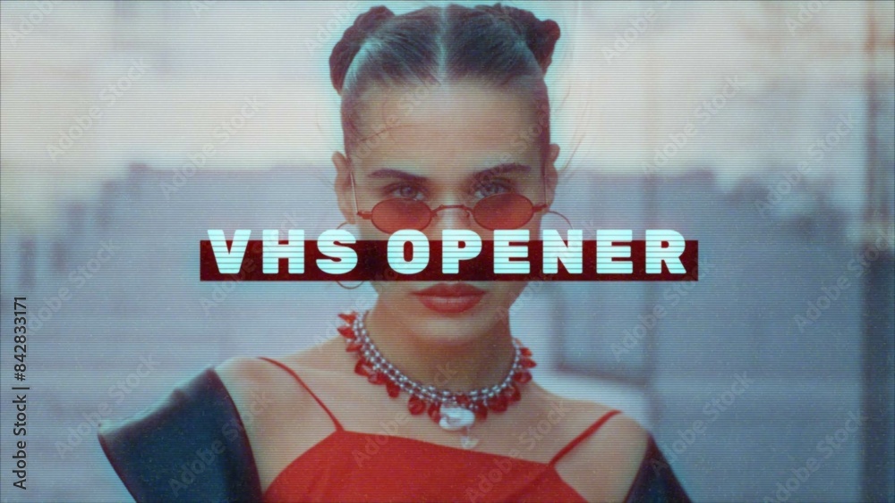 VHS Opener Stock Template | Adobe Stock
