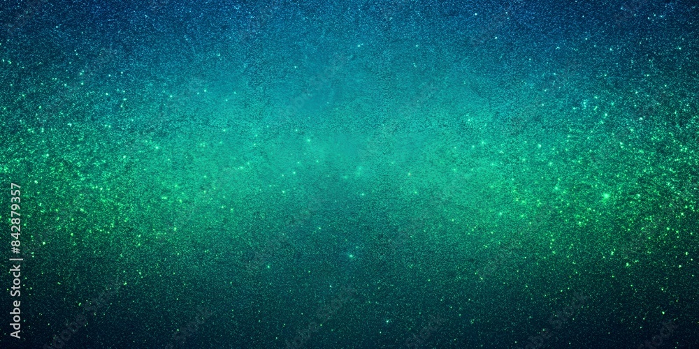Grainy Dark Green Background with Gradient Blue Noise Effect. Perfect ...