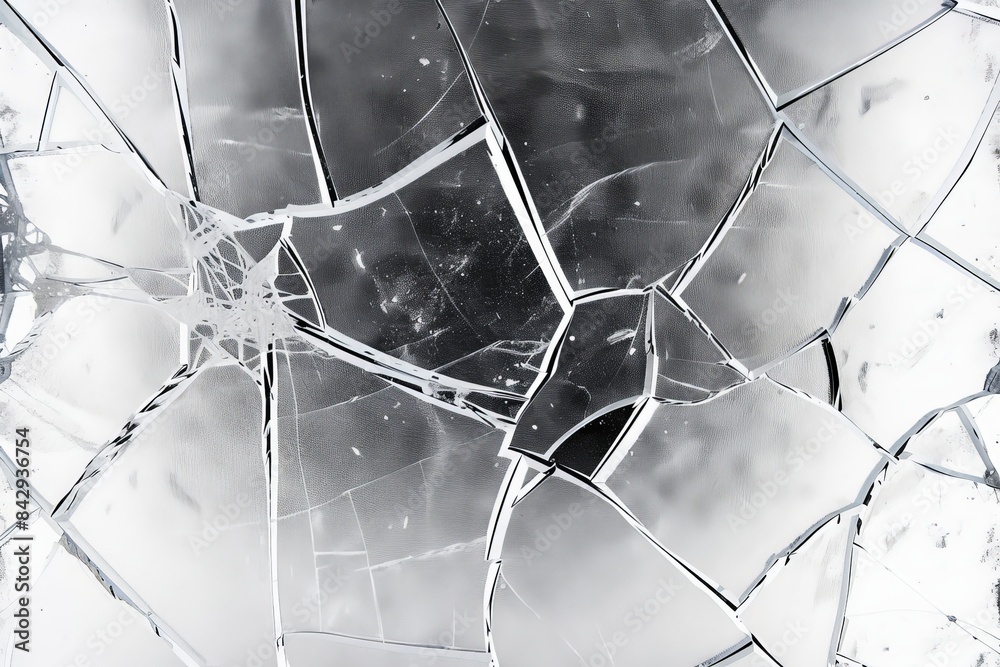 High-resolution PNG image of cracked glass texture. Stock Illustration ...