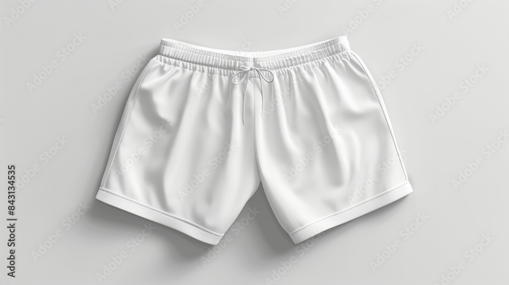 Shorts mockup, blank for design. Merchandise advertising. Background ...