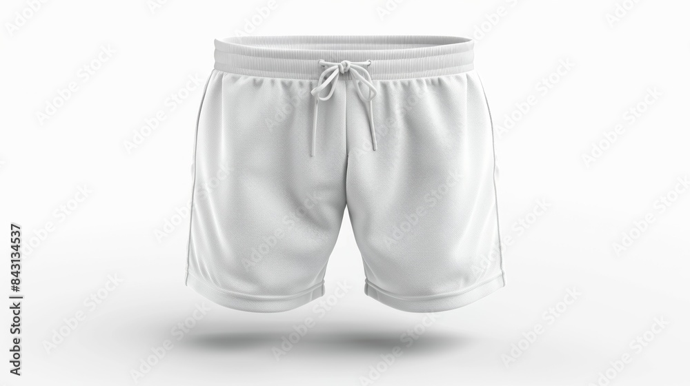 Shorts mockup, blank for design. Merchandise advertising. Background ...