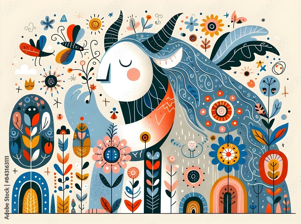 Ilustración infantil. seres mágicos, seres fantásticos, cuento de hadas ...