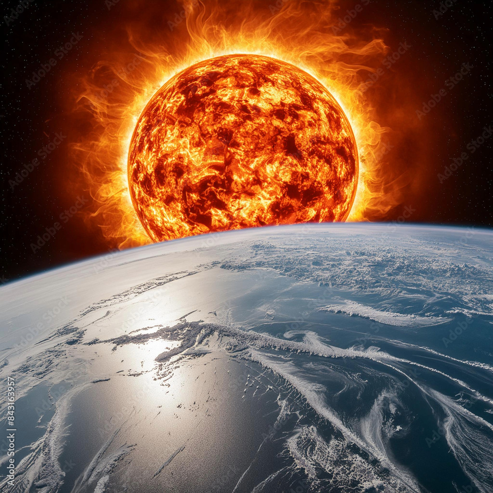 Sun. Solar storm. Solar flare. An Extreme G4 Solar Storm Train. X-class ...