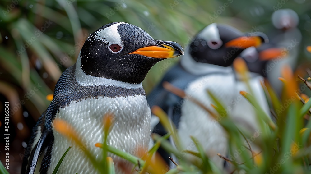 Galpagos Penguin Spheniscus mendiculus unique penguin of the equator ...
