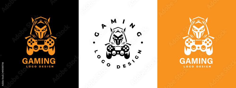 Gaming Logo for Gamers, Esport Logo Design and Gaming Controller Emblem ...