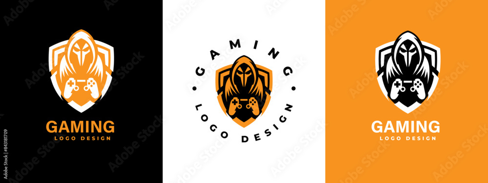Gaming Logo for Gamers, Esport Logo Design and Gaming Controller Emblem ...