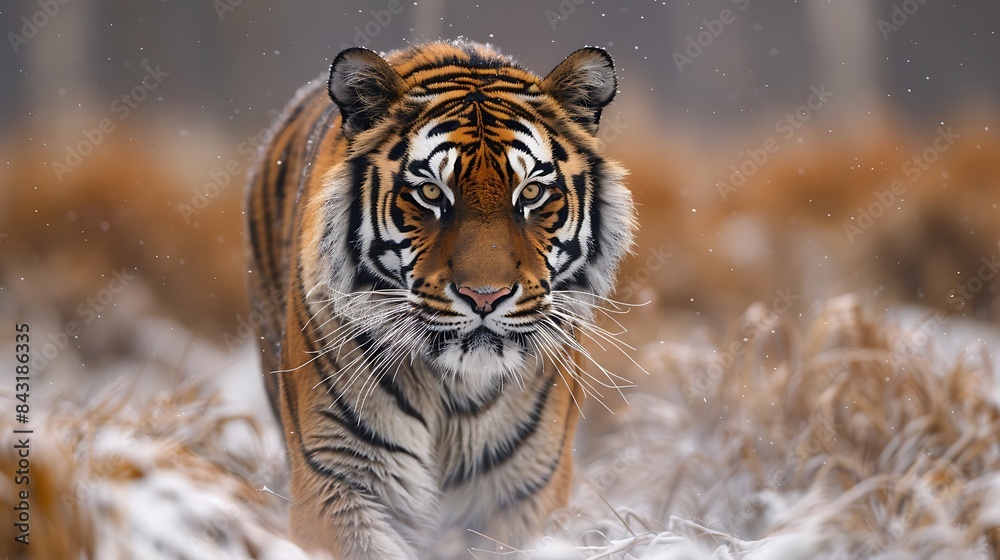 Siberian Tiger Panthera tigris altaica largest tiger subspecies Capture ...