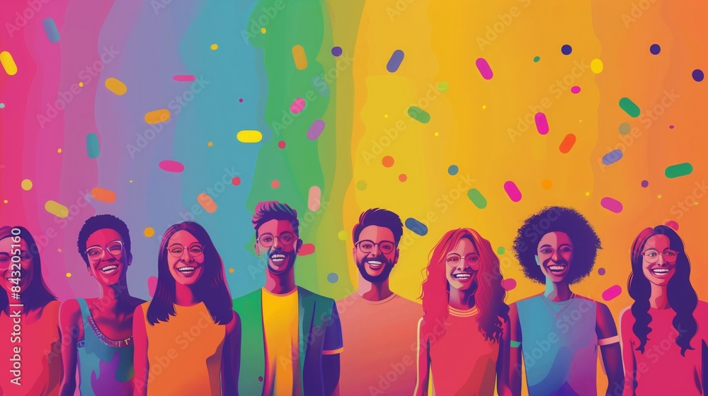 Celebrate diversity and equality with this vibrant Pride Day ...