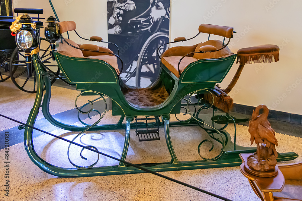 Historic Castle Het Loo, Royal stables. Exhibition about different ...