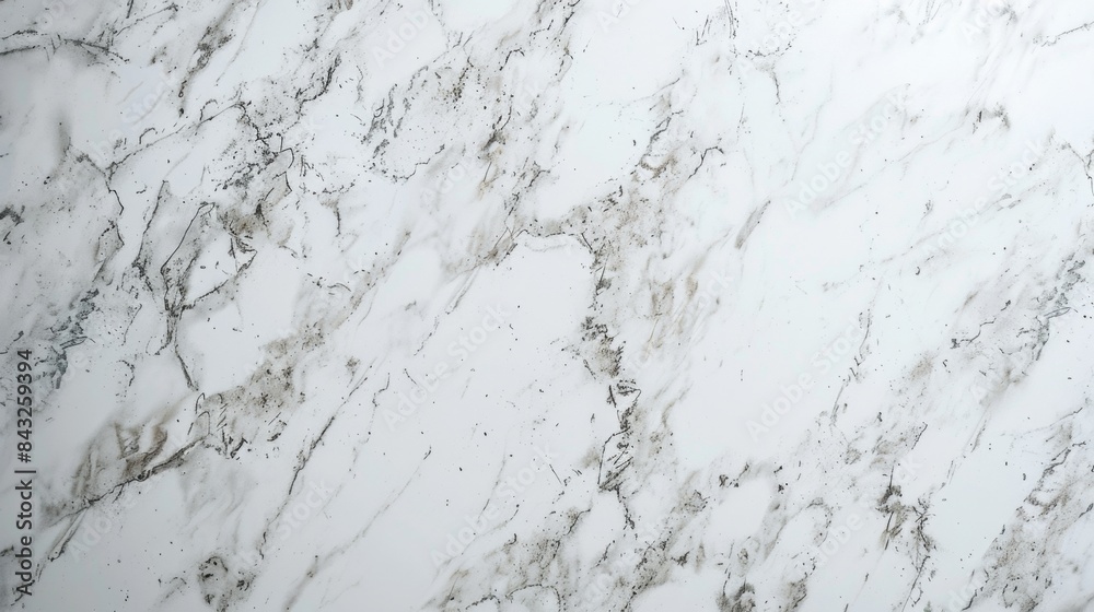 High-resolution image of white marble texture with natural veining ...