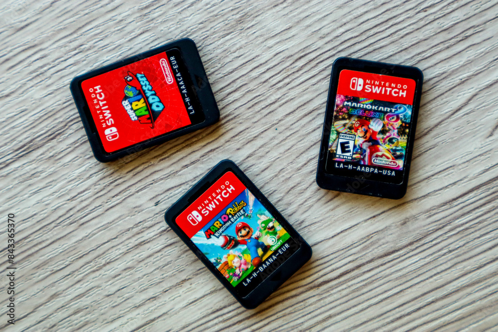 Bandung, Indonesia - June 6th 2024 : Nintendo Switch Card Game with ...