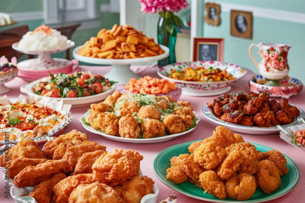 Community Heritage Day Vibrant Display of Soul Food at Local Center ...