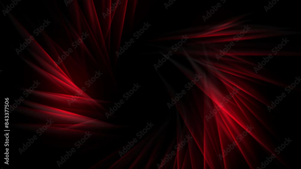 Red bright neon round laser rays abstract tech background. Seamless ...
