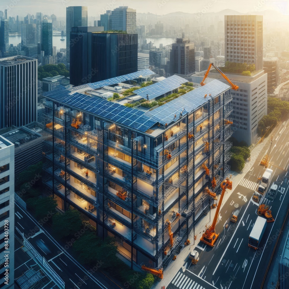 Solar Tower: Skyscraper with Solar Panels for Sustainable and Eco ...