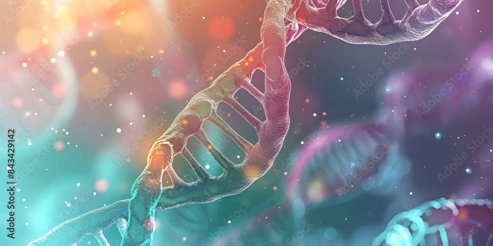 Studying DNA in cells to understand genetic code and molecular ...