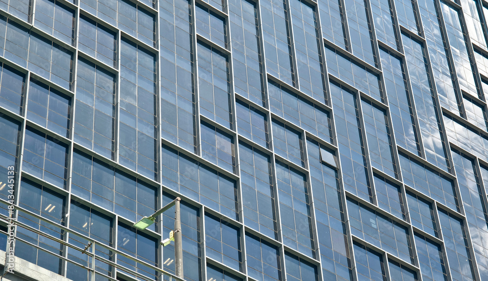 Bonifacio Global City, Taguig, Metro Manila - The glass facade of a ...