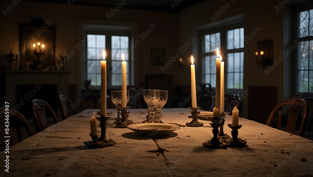 A tale of dread as the flickering candlelight casts sinister shapes on ...