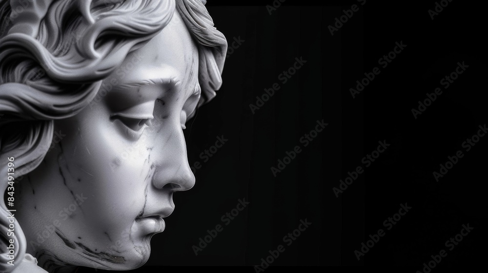 Illustration of a Renaissance-style marble statue depicting the Greek ...