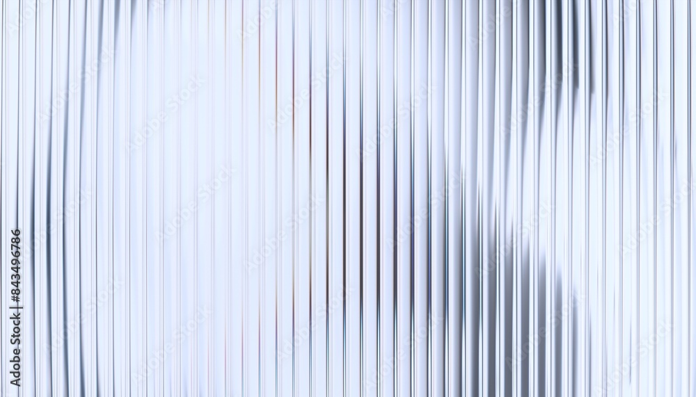 Abstract background design with reeded glass effect, 3d render Stock ...