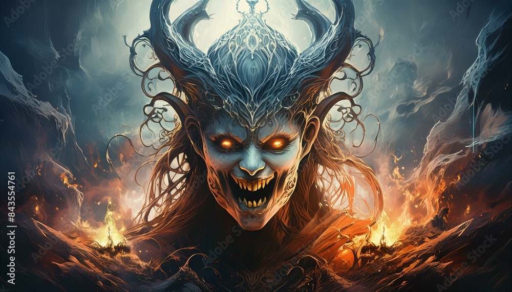 The Fallen Angel The dark presence in the midst of the light of the ...