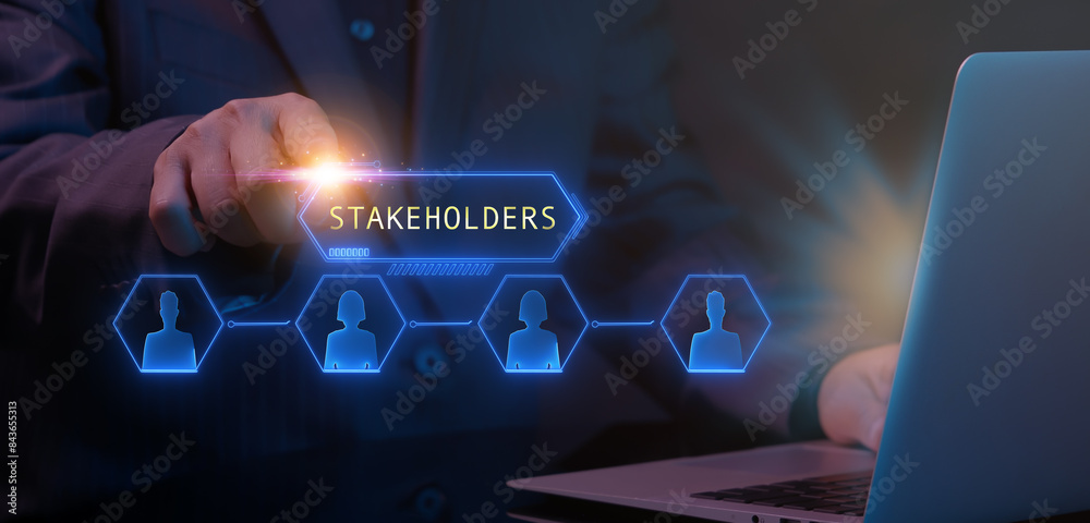 Stakeholders concept for business finance stakeholder investment ...
