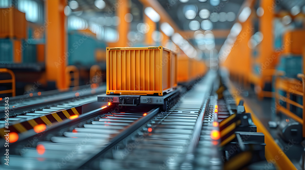 Automation Logistic Symbol with Copy Space for Project Planning Concept ...