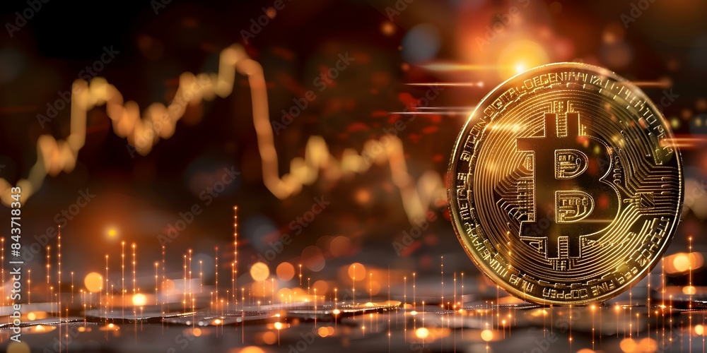 Bitcoin price rises following halving process shown on increasing ...