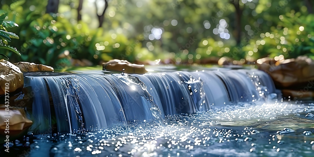 Water harvesting landscape to catch store and re-use storm water, rain ...