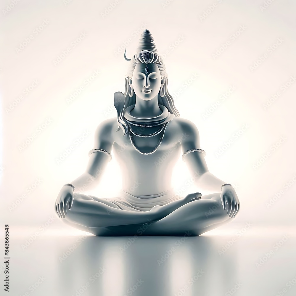 Lord Shiva the creator of Yoga Stock Photo | Adobe Stock