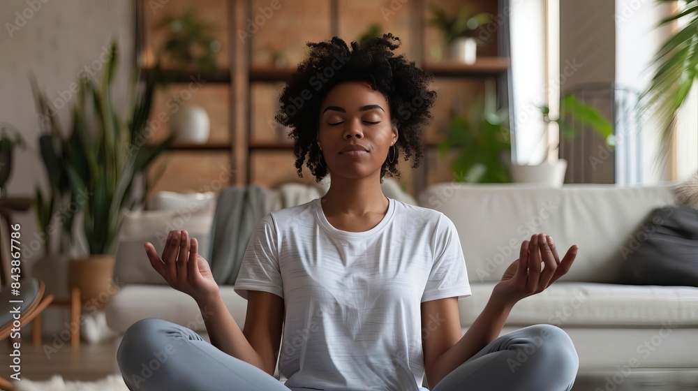serene person practicing progressive muscle relaxation technique for ...