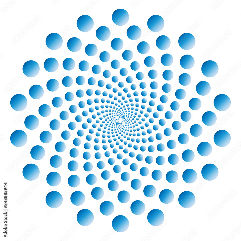 Poster Fibonacci sequence dot golden spiral illustrate png – Wall Art ...