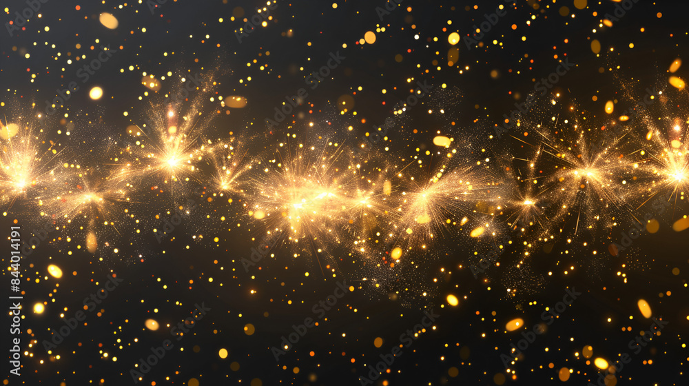 Golden firework texture, thin stroke lines. Isolated png illustration ...