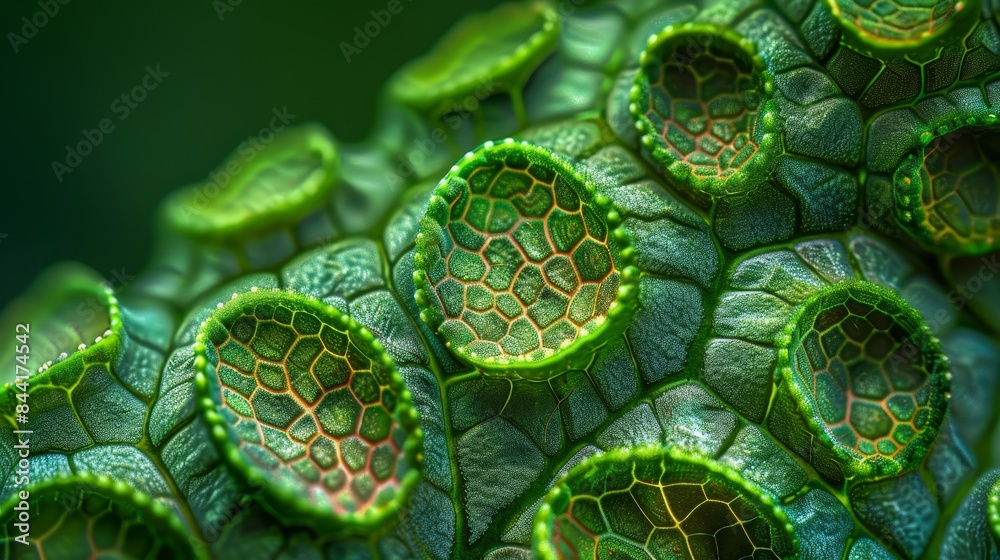 Leaf stomata in the style of Nikon D850, macro photography, 32k UHD ...
