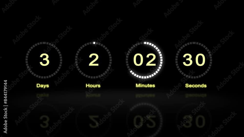 Digital Stopwatch Countdown Alarm Clock Timekeeper or Watch Chronometer ...