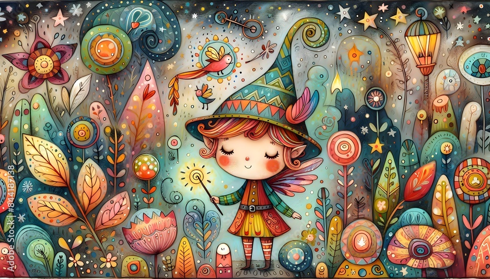 ilustración infantil, wallpaper, cuento de hadas, fantasía, variopinto ...