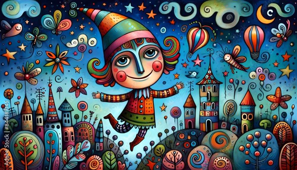 ilustración infantil, wallpaper, cuento de hadas, fantasía, variopinto ...