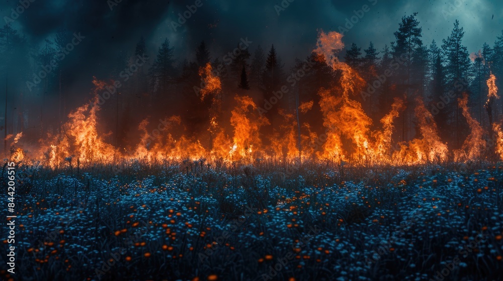 Blazing summer heat - show heat wave, high summer temperatures ...