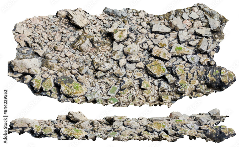 Isolated PNG cutout of a cliff on a transparent background, ideal for ...