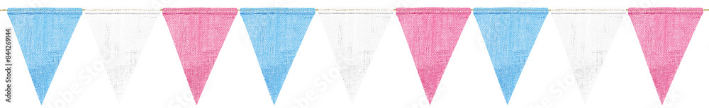 Poster Fanions tricolores sur fond blanc – Wall Art | UkPosters