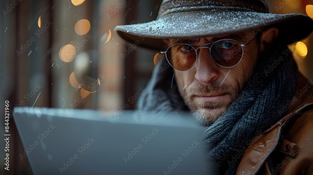 3D render of an image of a romance scammer using social engineering ...