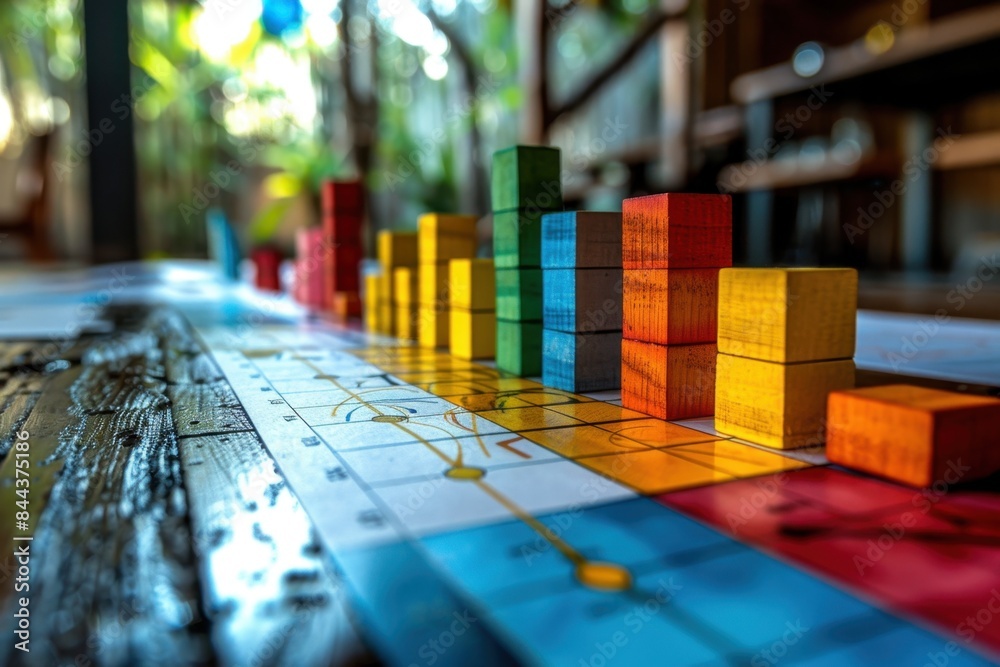 Project management office with Gantt charts, project plans, and ...