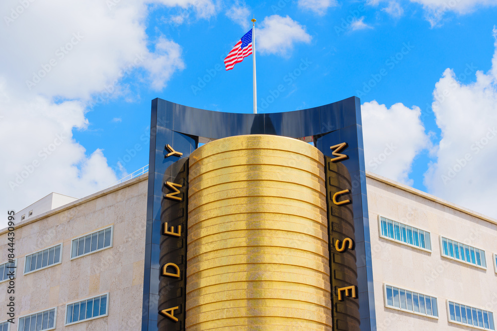 Los Angeles, California - April 4, 2024: Saban Building of the Academy ...